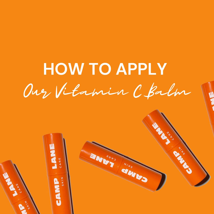 4 Step | How to apply Vitamin C Face Balm | Camp Lane Skincare